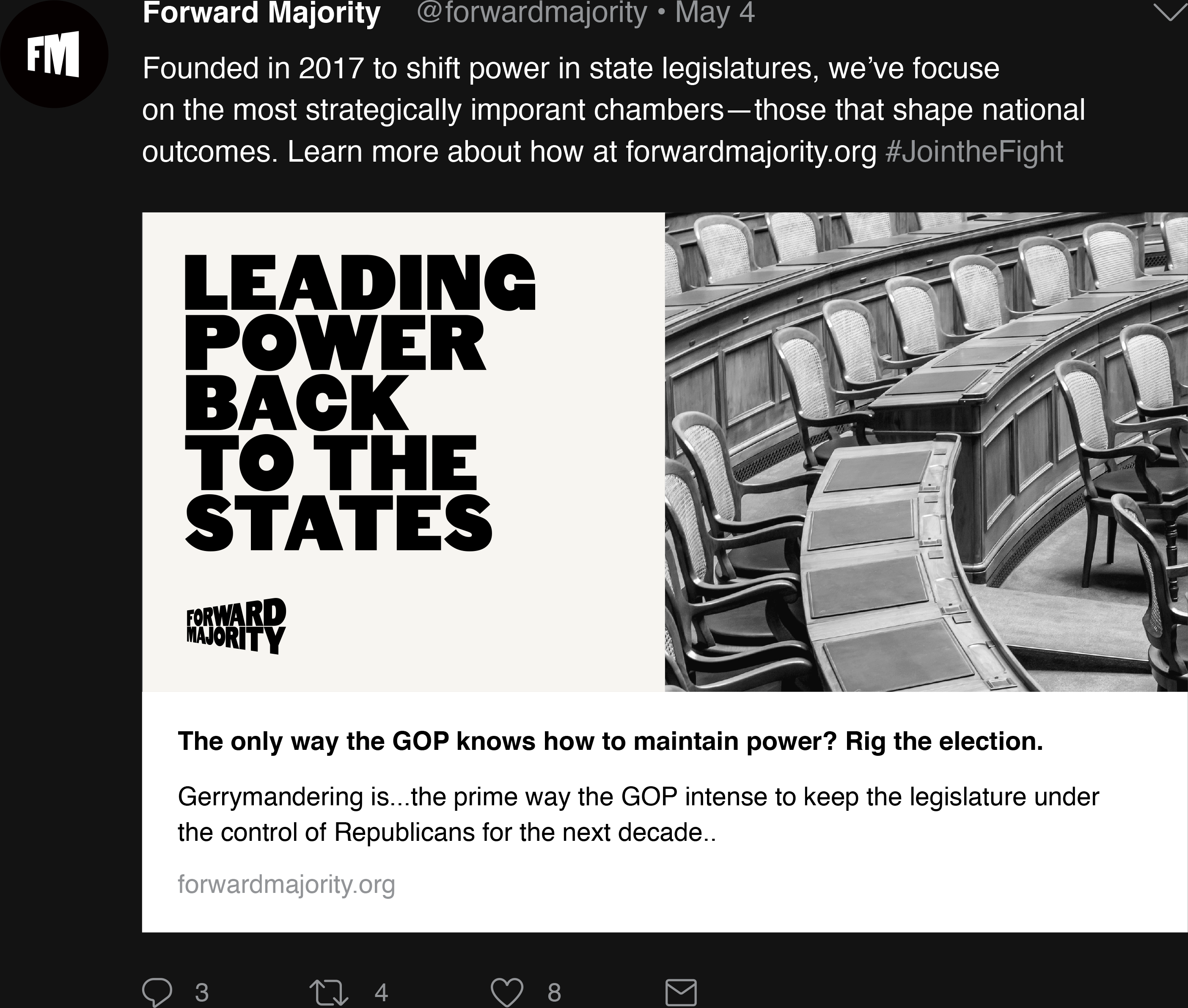 Order - Forward Majority