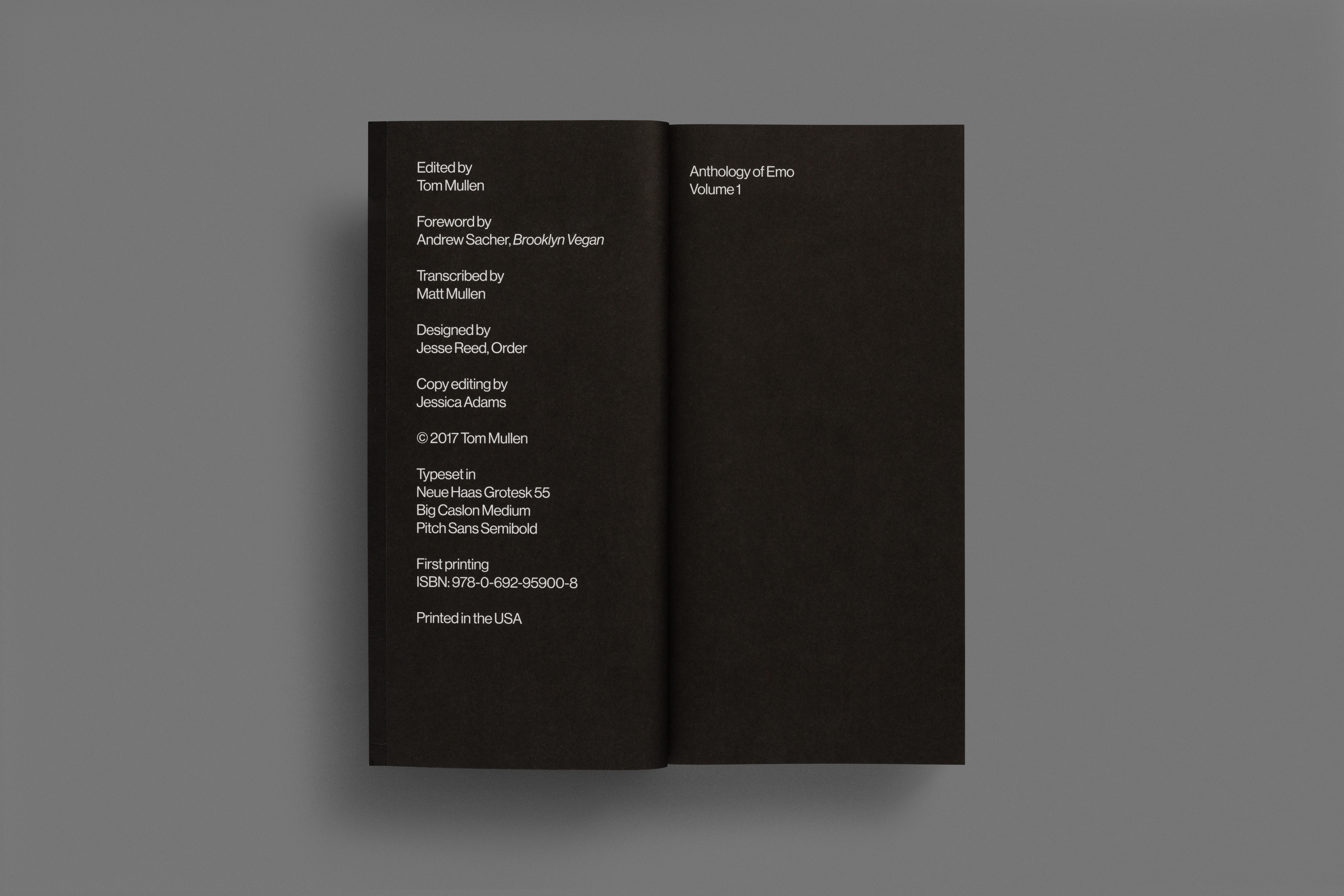 Order - Anthology of Emo